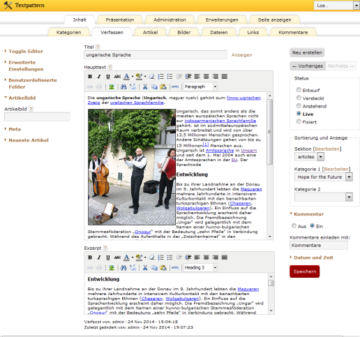 Textpattern CMS - GRATIS CMS Content Management System
