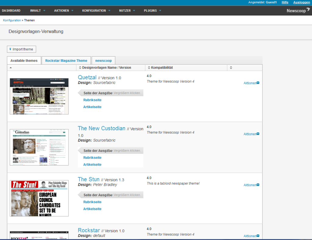 Newscoop CMS - GRATIS CMS Content Management System